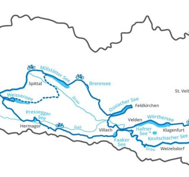 Experience the Carinthian Lakes Loop by MTB or road bike