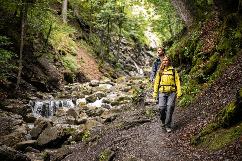 Hike through the Faltenbachtobel ravine